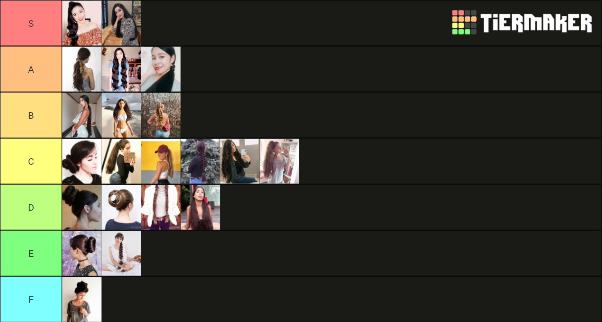Hair Styles Tier Ranking Tier List (Community Rankings) - TierMaker