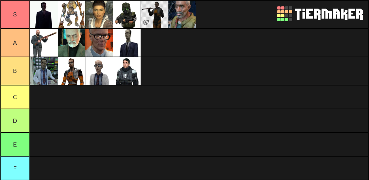 half life npcs and main characters Tier List (Community Rankings ...
