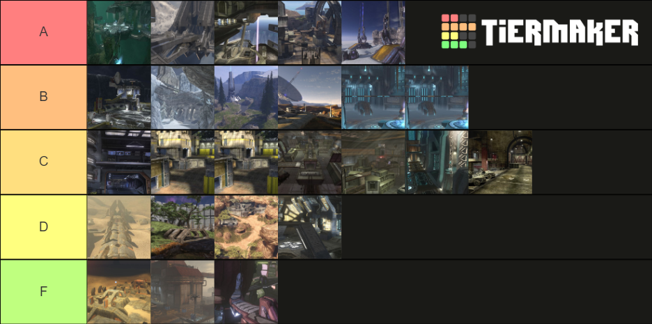 Halo 3 Maps (all) Tier List (Community Rankings) - TierMaker