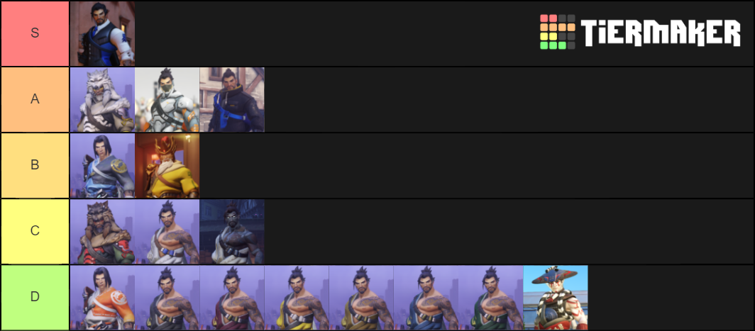 Hanzo Skins Tier List (Community Rankings) - TierMaker
