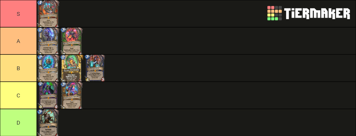 Hearthstone Prime Cards Tier List (Community Rankings) - TierMaker