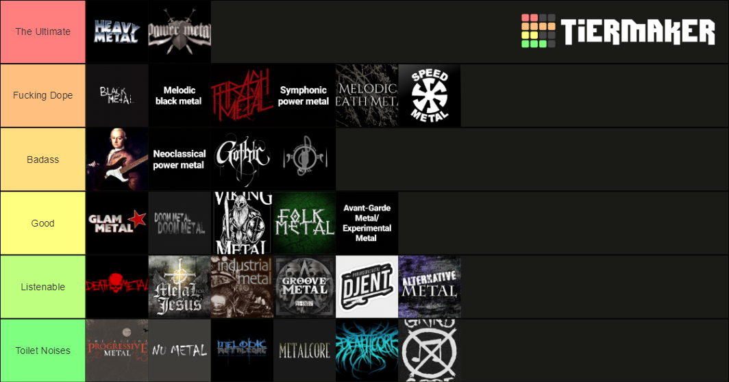 Heavy Metal Subgenres Teir Ranker Tier List Community Rankings heavy-metal-subgenres-teir-ranker-tier-list-community-rankings