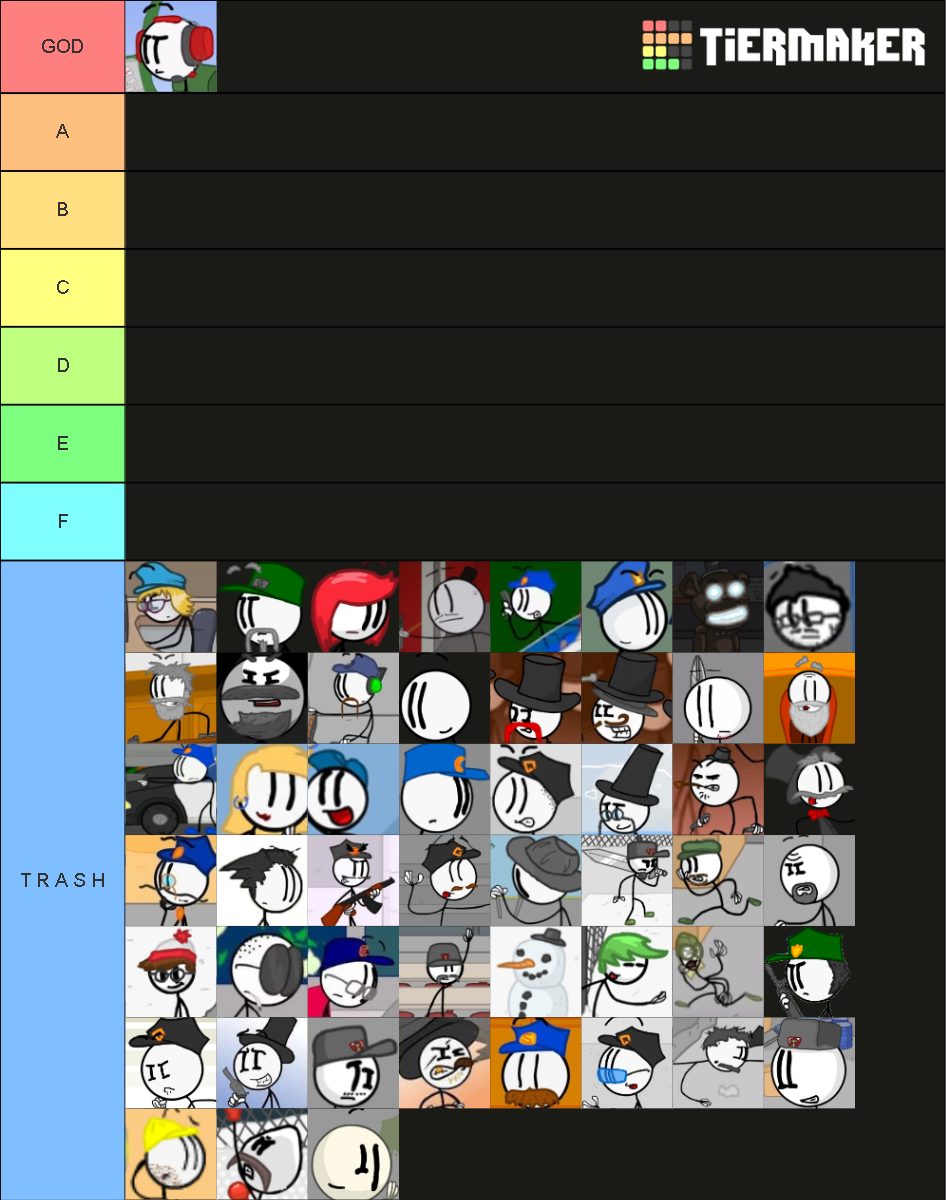 Henry Stickman Characters Tier List (Community Rankings) - TierMaker