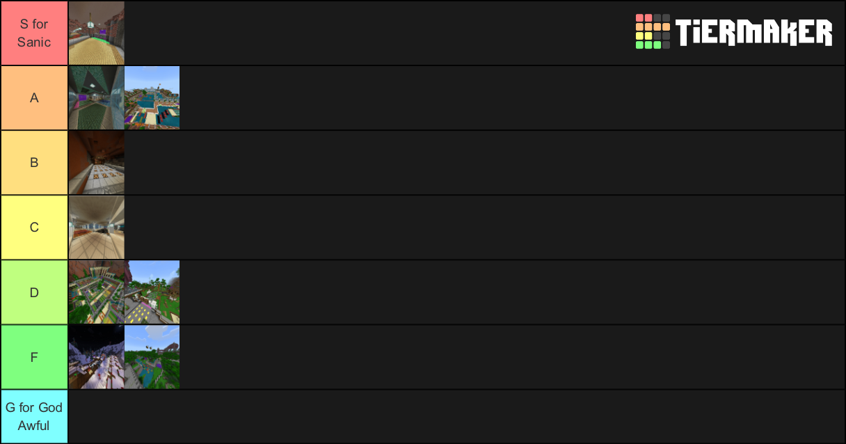 HiveMC Bedrock DeathRun Maps Tier List (Community Rankings) - TierMaker