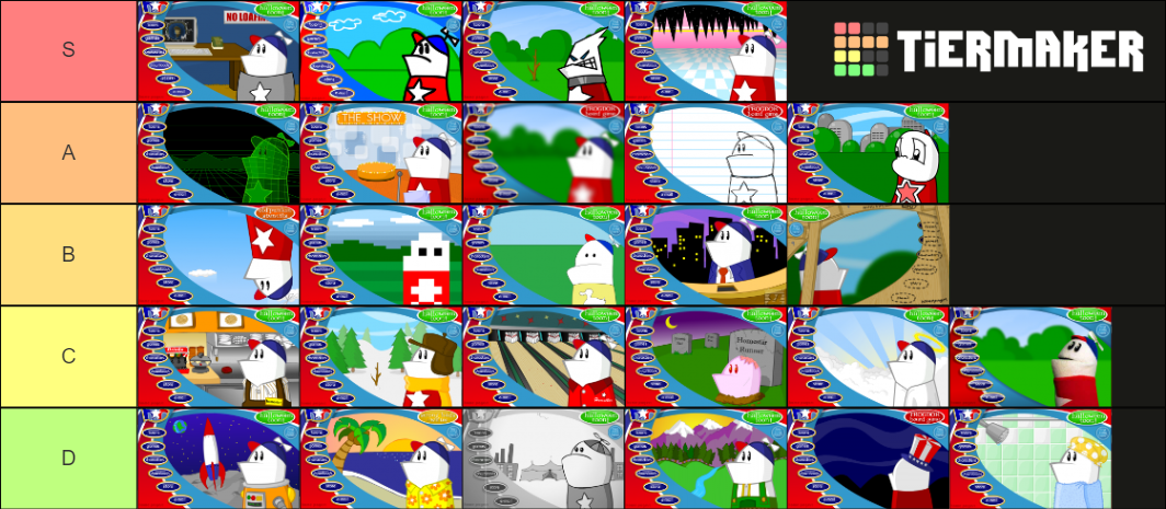 Homestar Runner Homepages Tier List (Community Rankings) - TierMaker