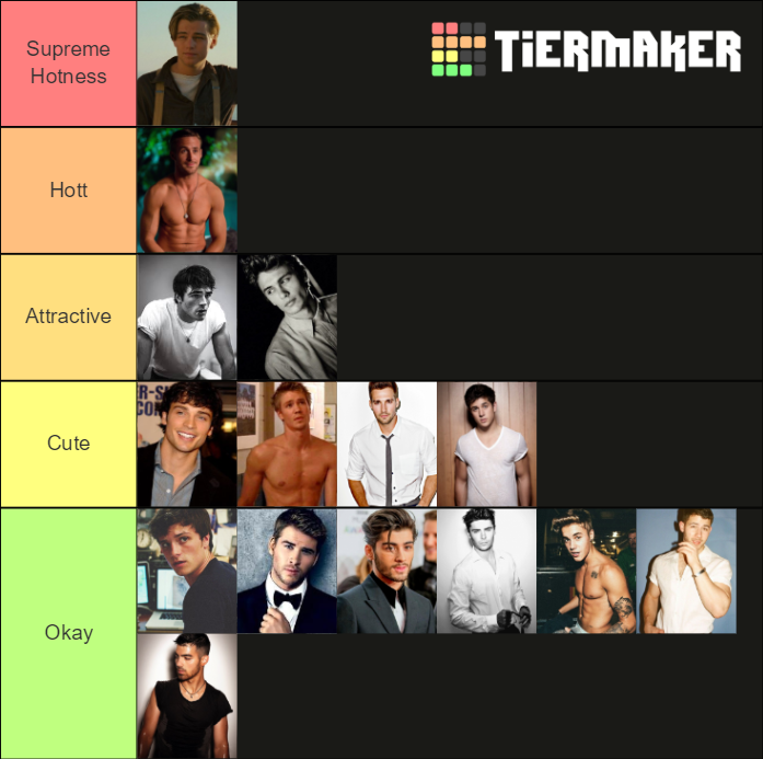Hot Male Celebs Tier List (Community Rankings) - TierMaker