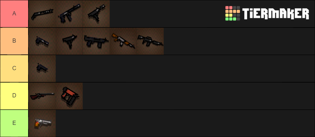 Hotline Miami 2 Guns Tier List (Community Rankings) - TierMaker