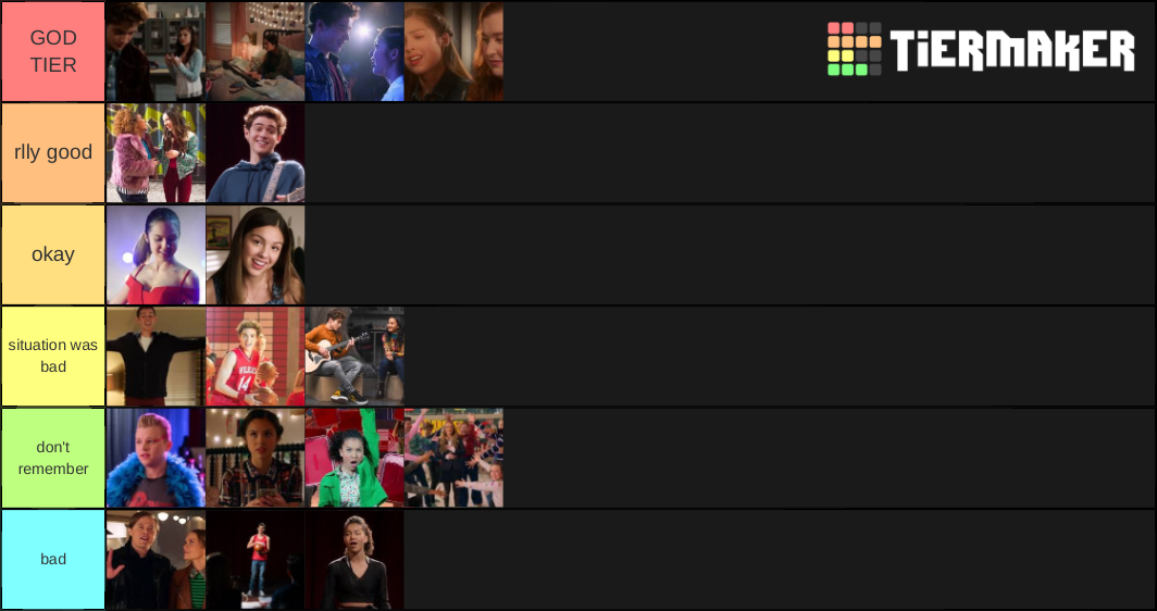 hsmtmts songs Tier List (Community Rankings) - TierMaker