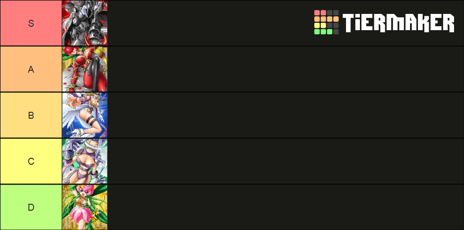 Humanoid Female Digimon Tier List (Community Rankings) - TierMaker