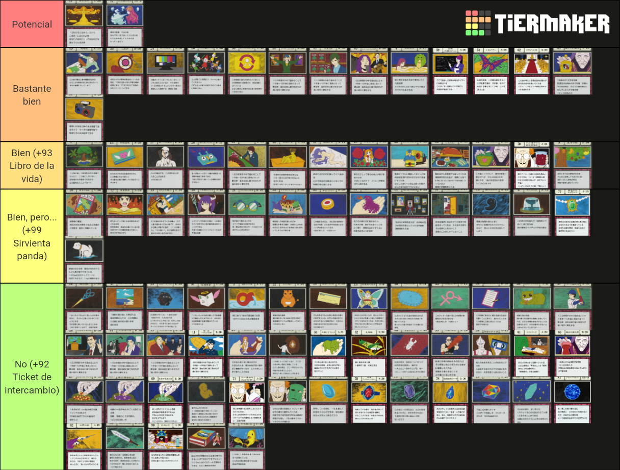 HXH Greed Island Cards Tier List (Community Rankings) - TierMaker
