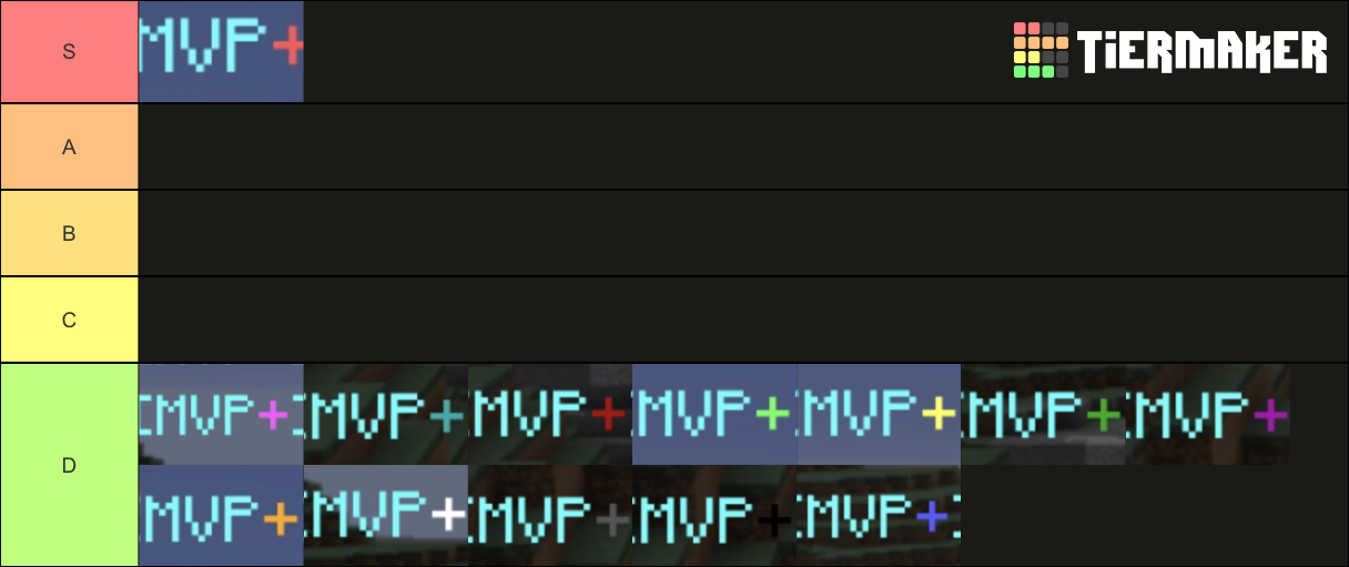 hypixel plus color Tier List (Community Rankings) - TierMaker