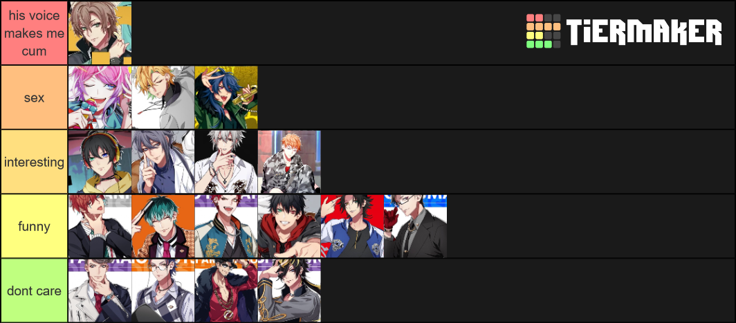 Hypmic character ranking Tier List (Community Rankings) - TierMaker