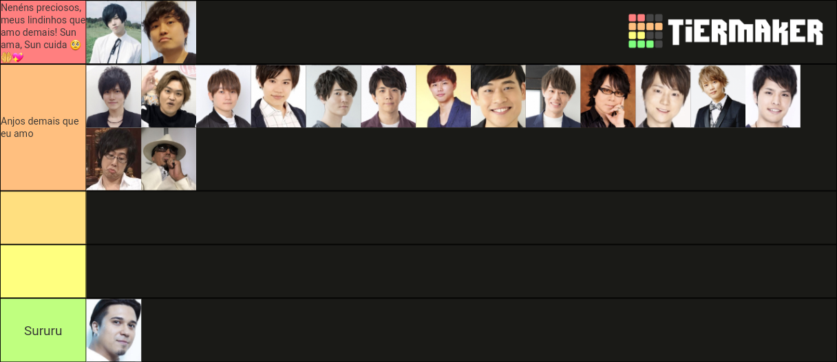 Hypmic Male Seiyuus Tier List (Community Rankings) - TierMaker