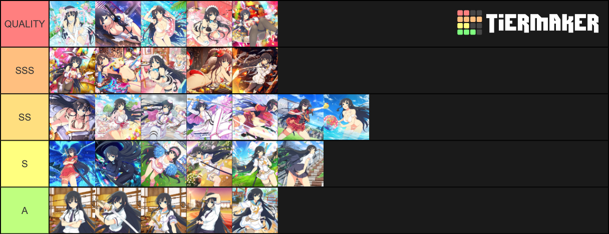Ikaruga cards in Senran Kagura New Link Tier List (Community Rankings ...
