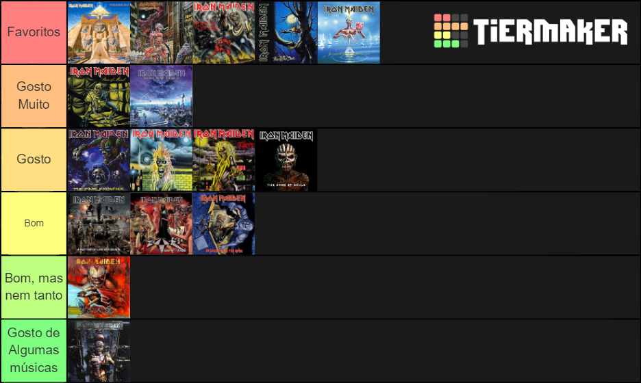 Iron Maiden albums ranked Tier List (Community Rankings) - TierMaker Iron Maiden albums ranked Tier List (Community Rankings) - TierMaker