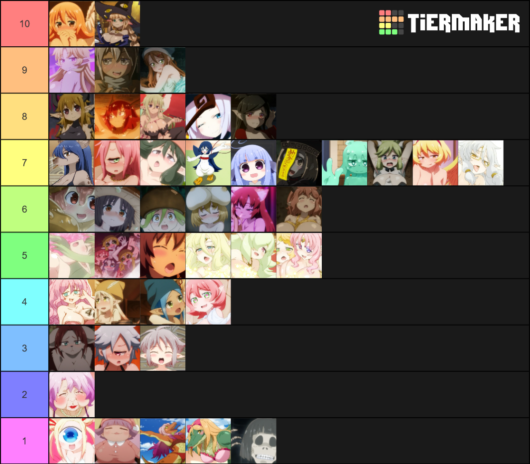 ishuzoku monster girl Tier List (Community Rankings) - TierMaker