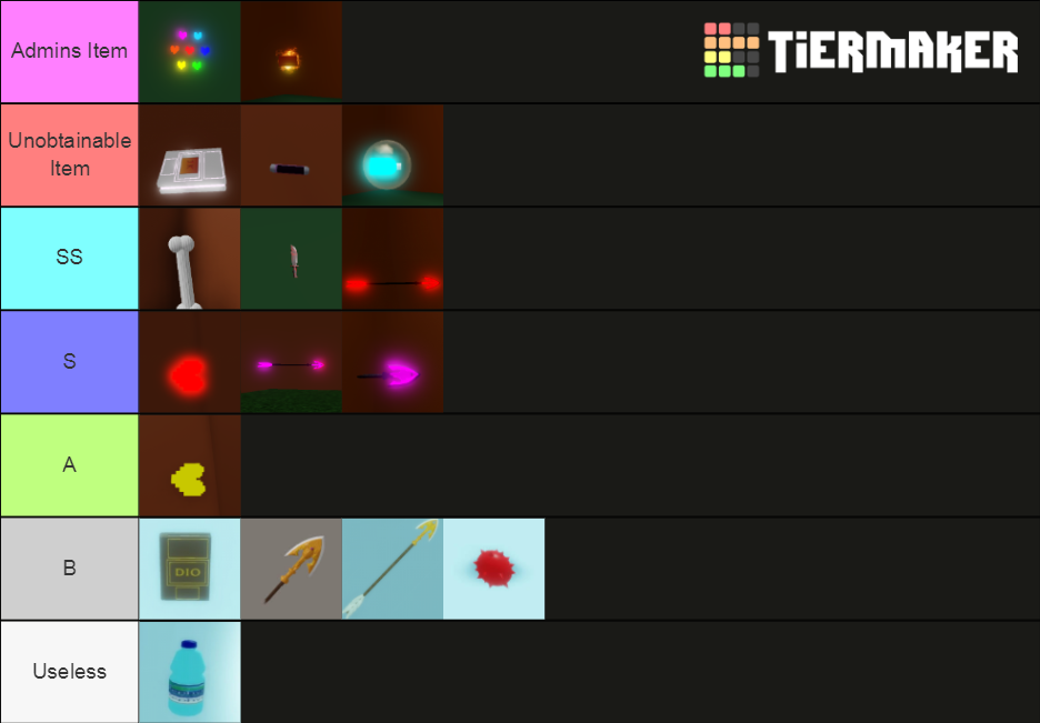 Items Rarity Tier List (Community Rankings) - TierMaker