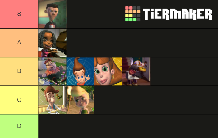 Jimmy Neutron Characters Tier List (Community Rankings) - TierMaker