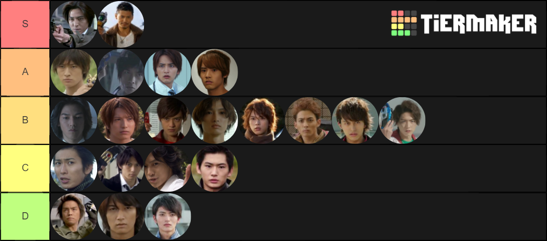 Kamen Rider Secondaries Tier List (Community Rankings) - TierMaker