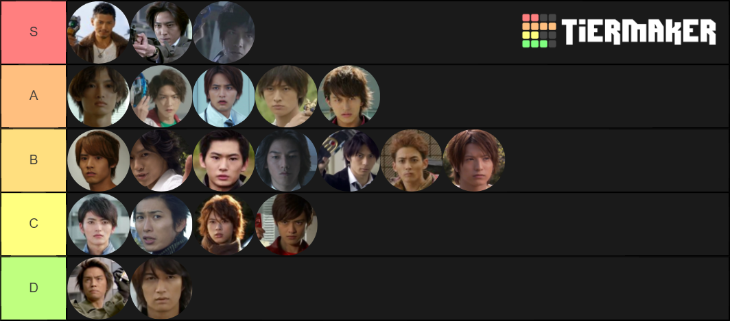 Kamen Rider Secondaries Tier List (Community Rankings) - TierMaker