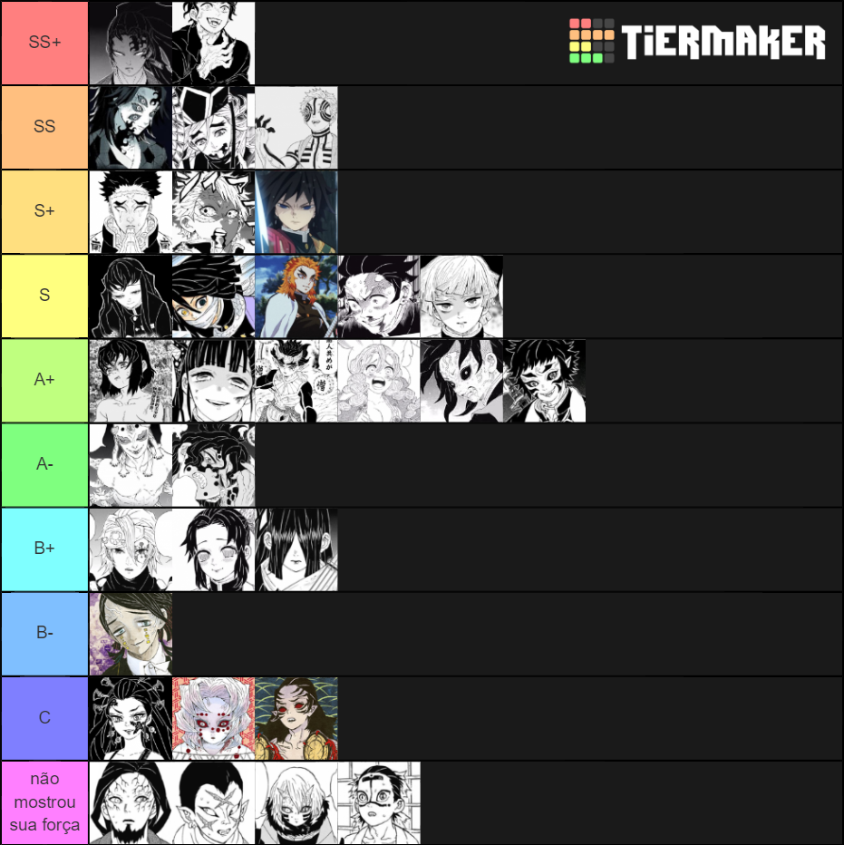 Kimetsu Characters Tier List (Community Rankings) - TierMaker