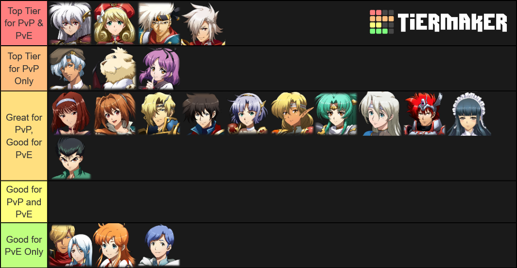 Langrisser Mobile - 3C Tierlist Tier List (Community Rankings) - TierMaker