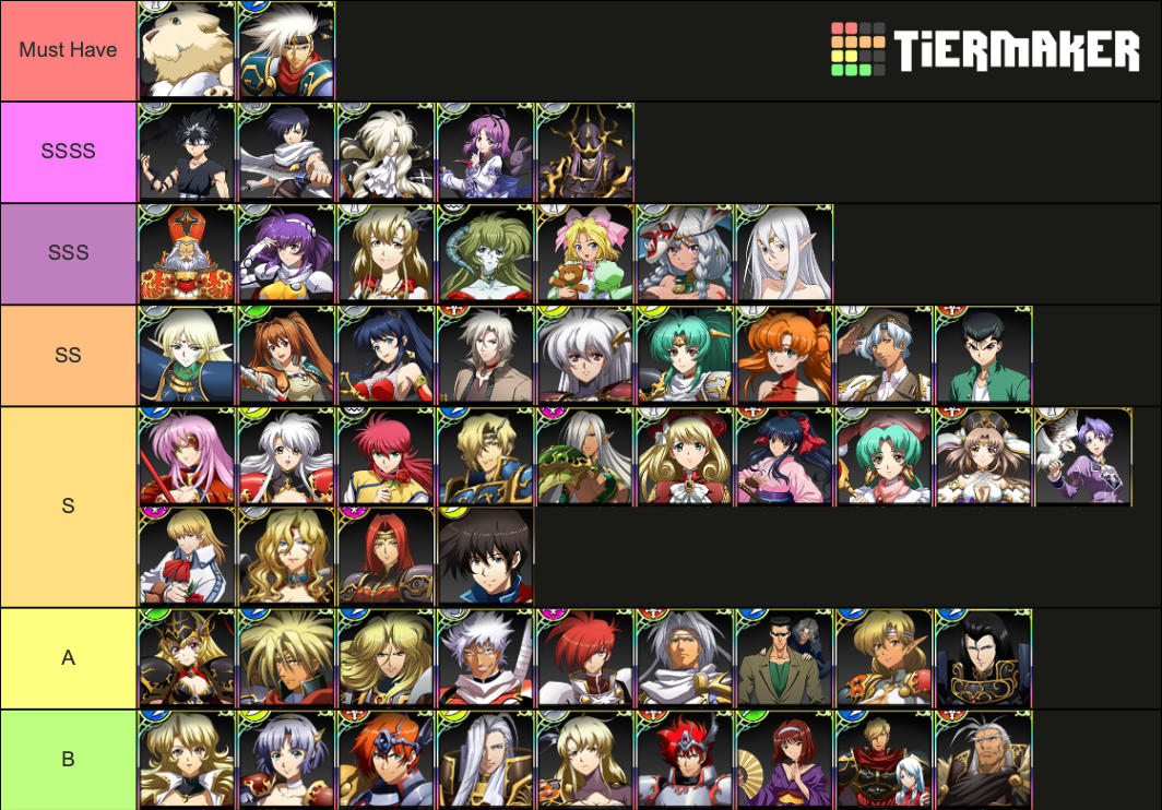 Langrisser S4 PvP Tier List (Community Rankings) - TierMaker