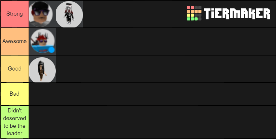 Leaders Of Hide And Seek League Tier List Community Rankings Tiermaker 9523