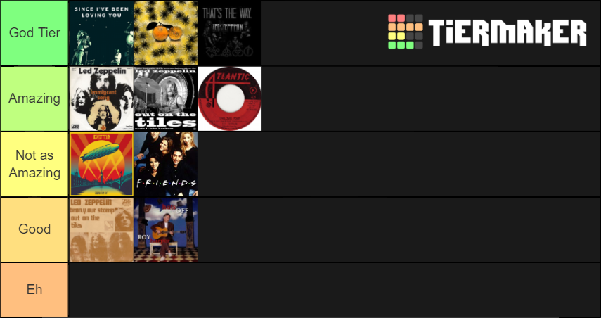 Led Zeppelin III Tier List (Community Rankings) - TierMaker