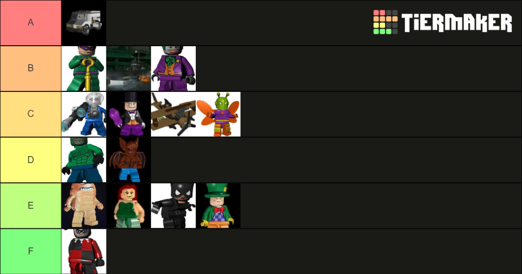 Lego Batman Villains (All 15 Bosses) Tier List (Community Rankings ...