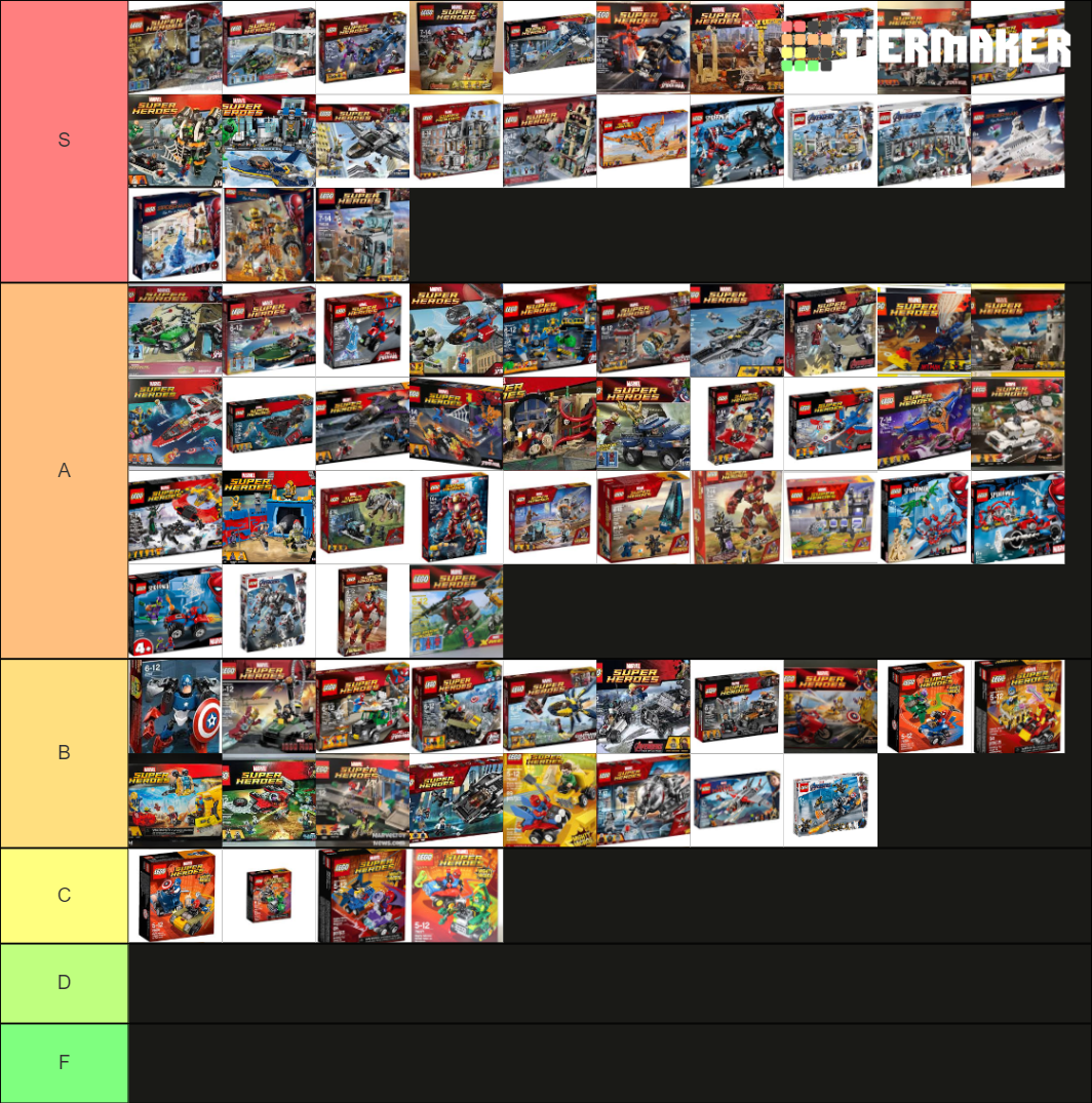 lego marvel sets rank Tier List (Community Rankings) - TierMaker