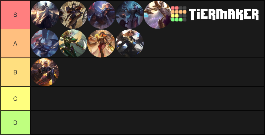 LOL Kayle Skin Tier List (Community Rankings) - TierMaker