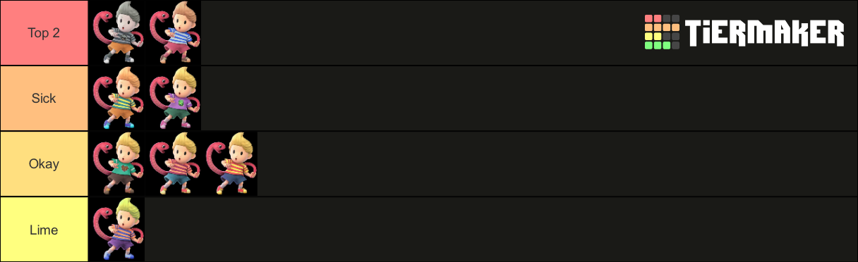 Lucas Alts Tier List (Community Rankings) - TierMaker