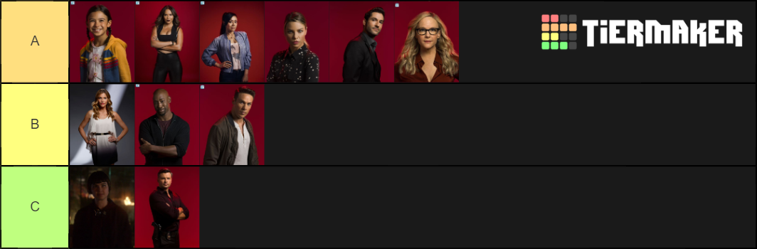Lucifer Characters (S3) Tier List (Community Rankings) - TierMaker