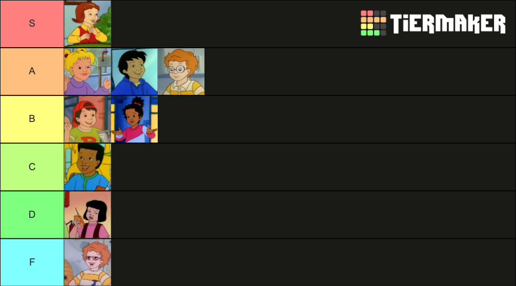 Magic School Bus Tier List (Community Rankings) - TierMaker