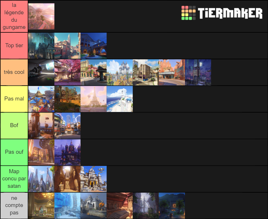 Map Overwatch 2020 Tier List (Community Rankings) - TierMaker