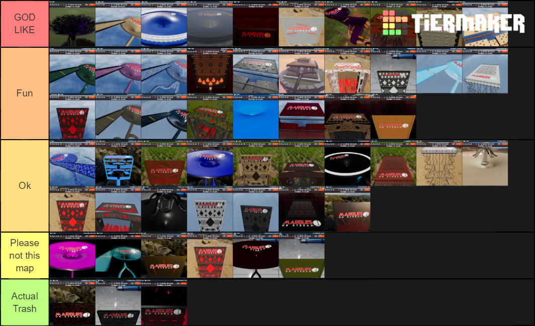 Marbles on stream Maps Tier List (Community Rankings) - TierMaker