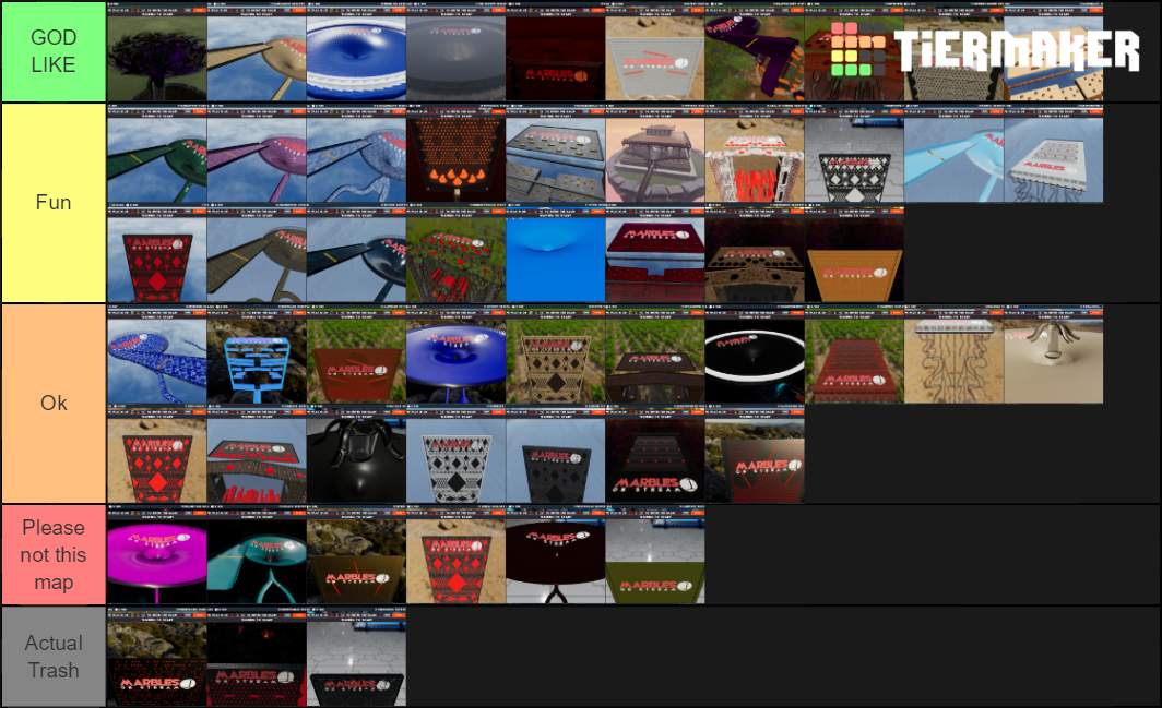 Marbles on stream Maps Tier List (Community Rankings) - TierMaker
