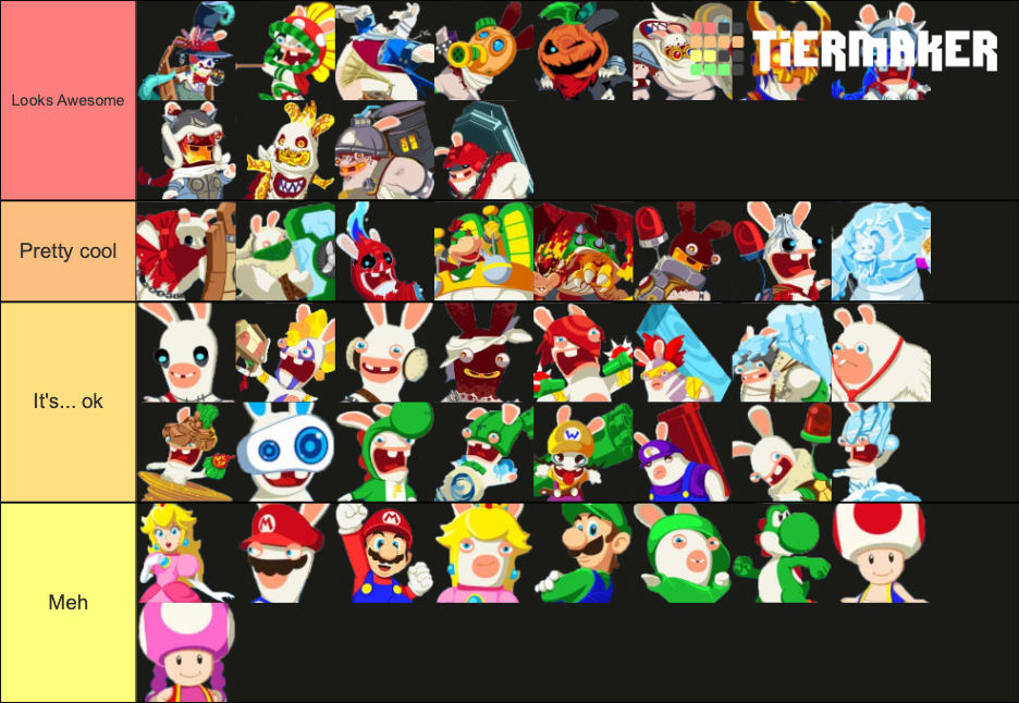 Mario & Rabbids: Kingdom Battle All Characters Tier List (Community ...