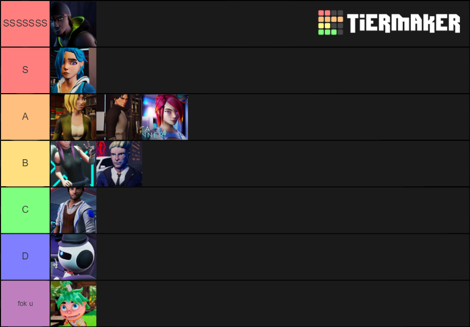 Meta Runner season 1 Characters Tier List (Community Rankings) - TierMaker