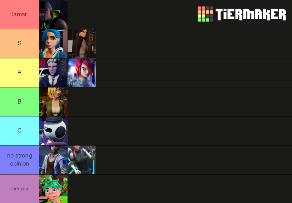 Meta Runner season 1 Characters Tier List (Community Rankings) - TierMaker