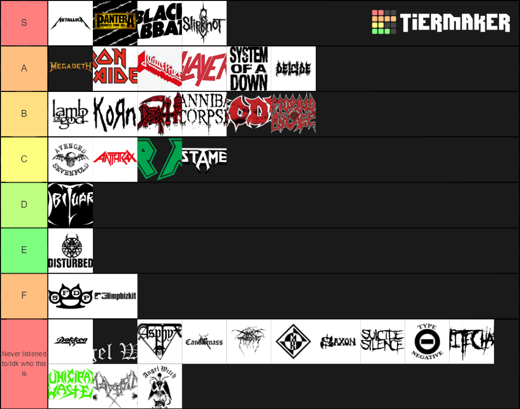 Metal Bands Ranking Tier List Community Rankings Tiermaker SexiezPicz Metal Bands Ranking Tier List Community Rankings Tiermaker SexiezPicz