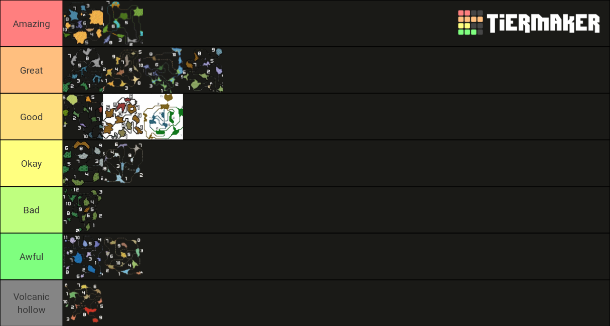 MHGU maps Tier List (Community Rankings) - TierMaker