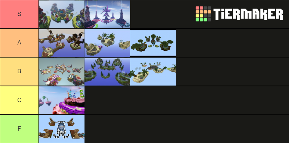 Minecraft Bedrock Eggwars Map Tier List Community Rankings Tiermaker 7797