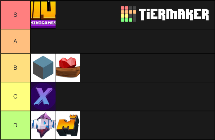 Minecraft Featured Bedrock Servers Tier List Community Rankings Tiermaker 8362