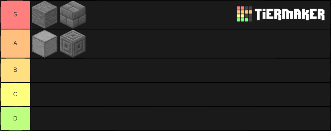 Minecraft Stone Tier List (Community Rankings) - TierMaker