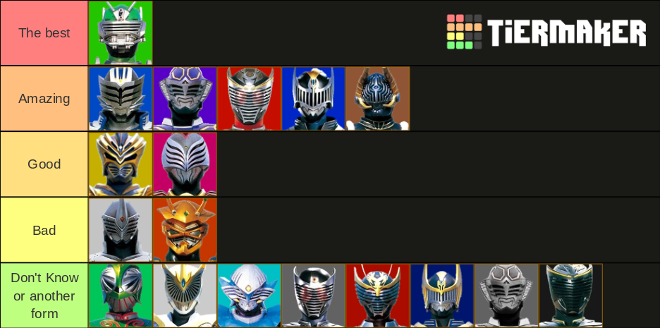 Mirror World Riders Tier List (Community Rankings) - TierMaker