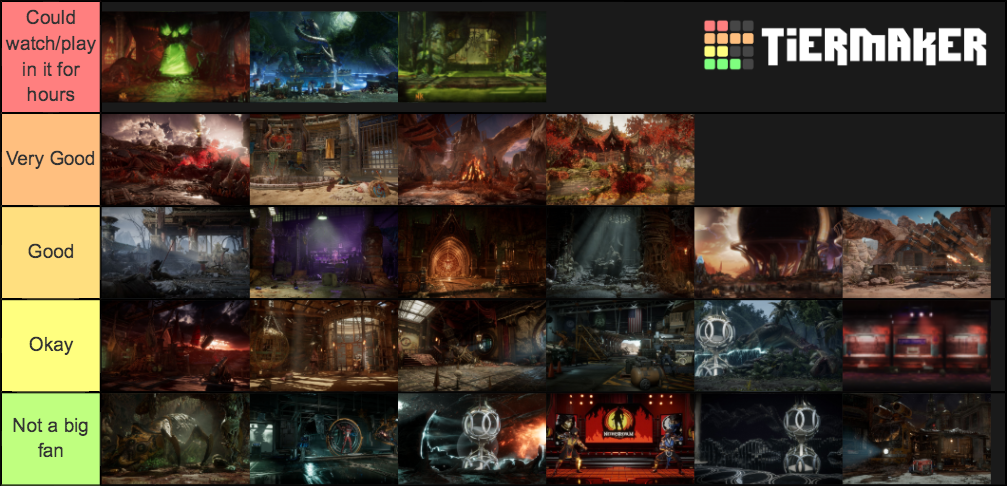 MK11 Stages/Arenas (Including DLC Stages) Tier List (Community Rankings ...
