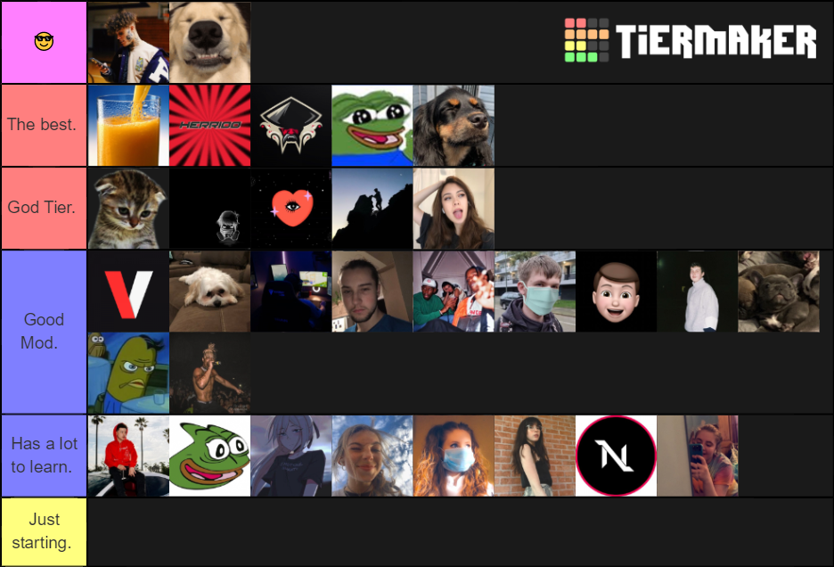 Mod (All regions) Tier List (Community Rankings) - TierMaker