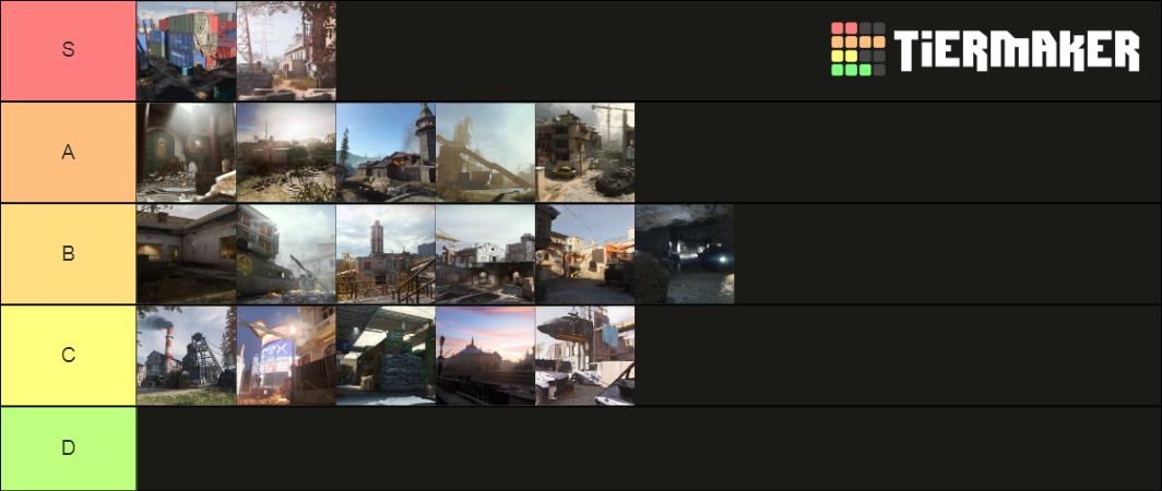 Modern Warfare Maps Tier List (Community Rankings) - TierMaker